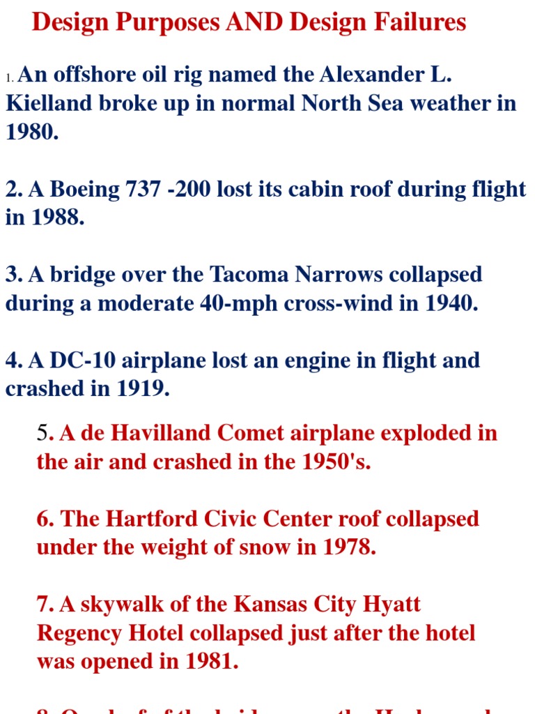 Engineering Failures and Successes: A Review of Common Design Pitfalls ...