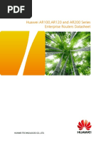 Huawei NetEngine AR651C Enterprise Router Datasheet | PDF | Router ...