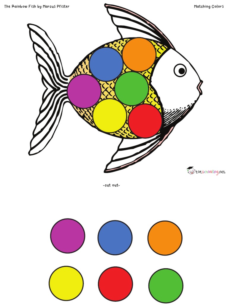 Rainbow Fish - Color Matching PDF | PDF