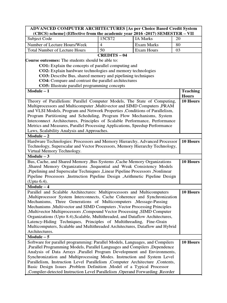 Aca Co | PDF | Parallel Computing | Central Processing Unit