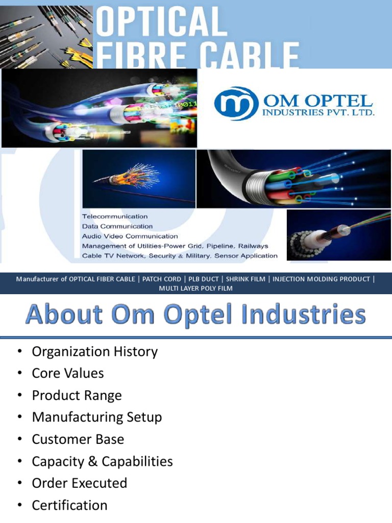 OFC | PDF | Optical Fiber | Duct (Flow)