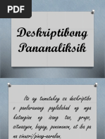 Pamamaraan NG Pagsusuri NG Datos | PDF