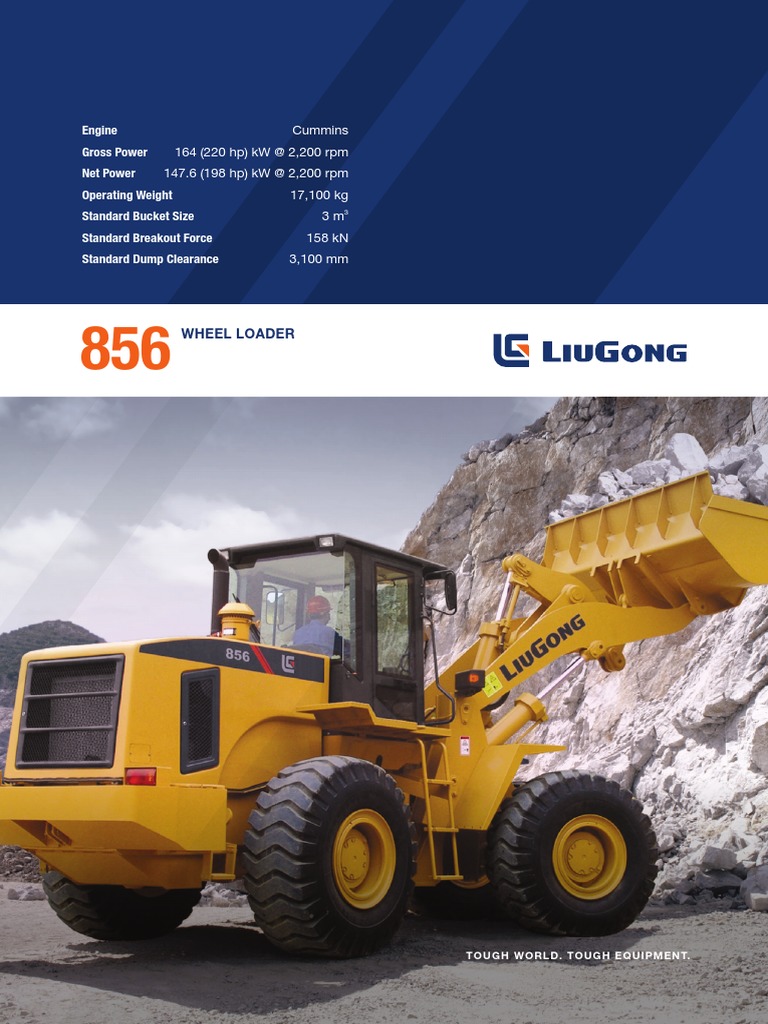 Wheel Loder CLG856 | PDF | Brake | Steering
