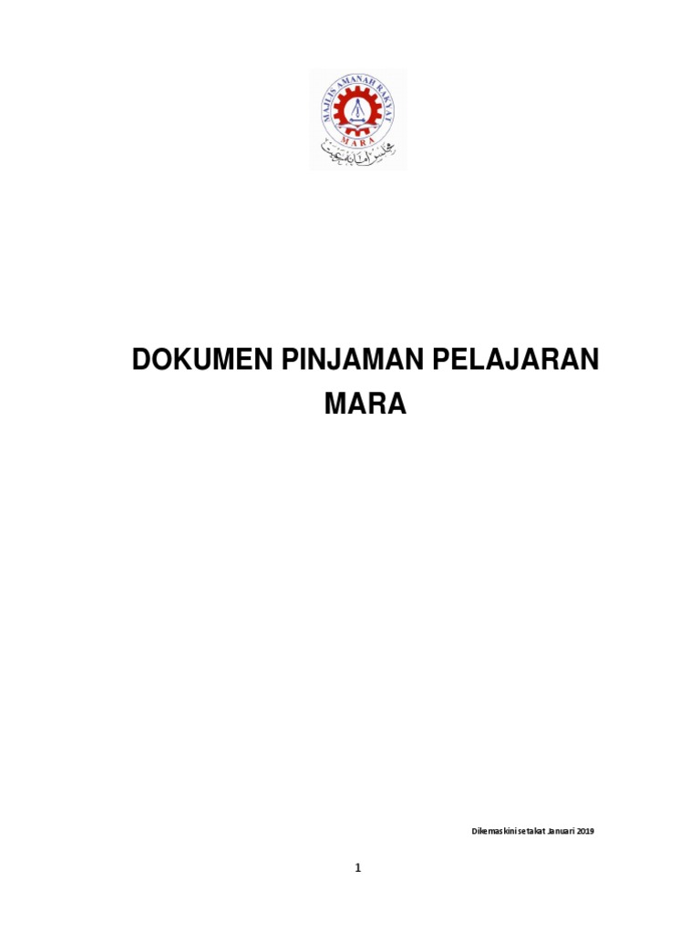 Buku Panduan Pinjaman Mara | PDF