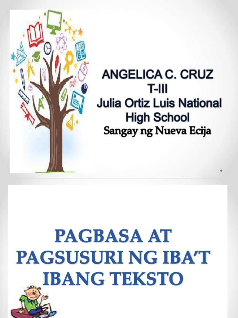 Pagbasa at Pagsuri NG Teksto-Nkukuha Ang Angkop Na Datos PDF | PDF