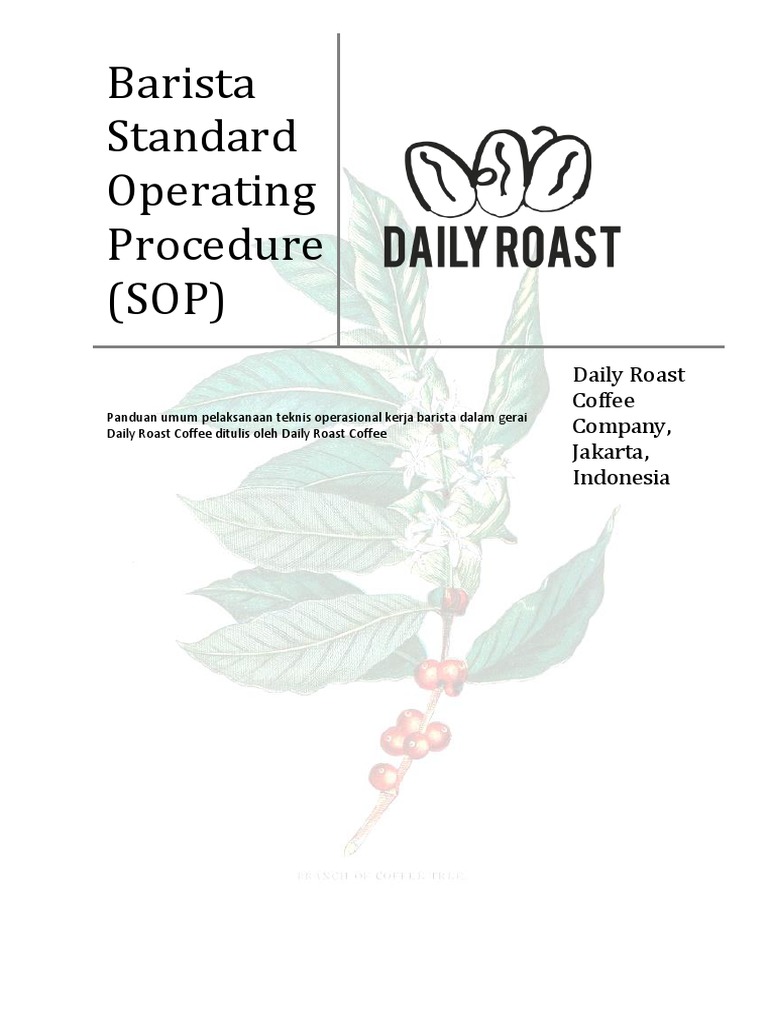 Daily Roast Coffee SOP | PDF