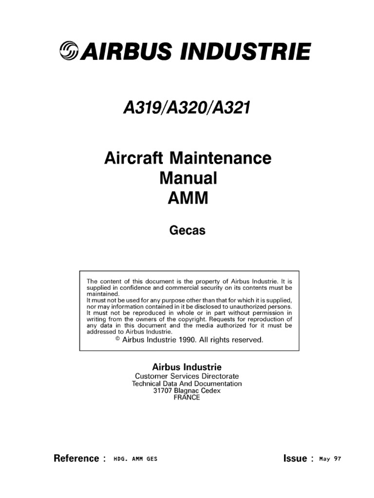 Aircraft Maintenance Manual A321 | PDF | Aerospace Engineering | Transport
