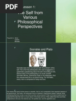 Gilbert Ryle's Definition of 'The Self' | PDF