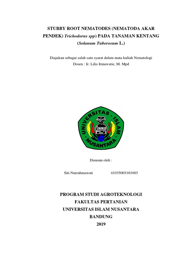 Trichodorus SPP | PDF