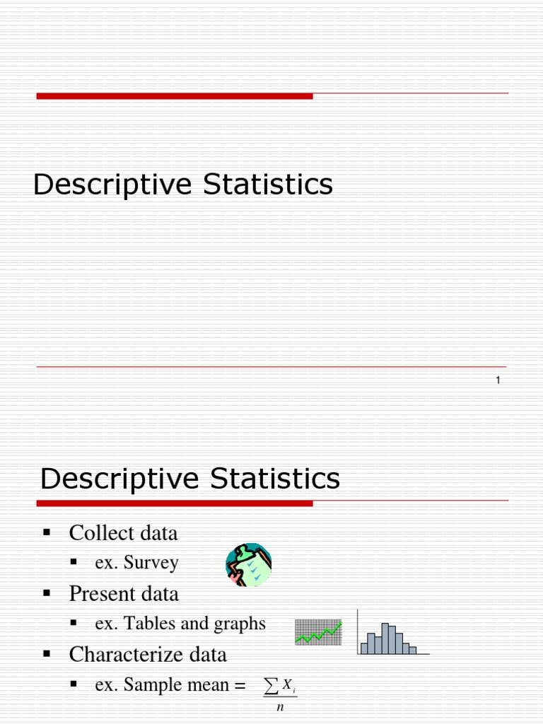 Descriptive Statistics | PDF | Errors And Residuals | Correlation And Dependence