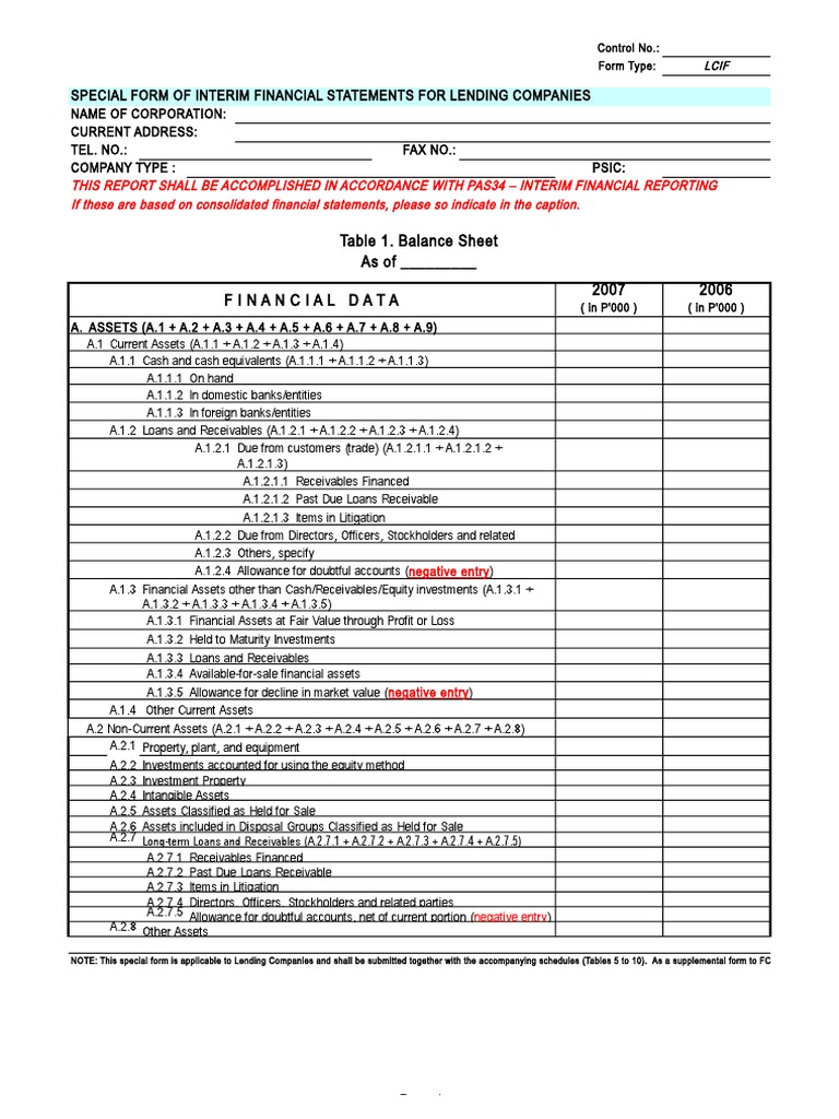 Lcif - Pages 1 To 5 | Download Free PDF | Expense | Financial Statement