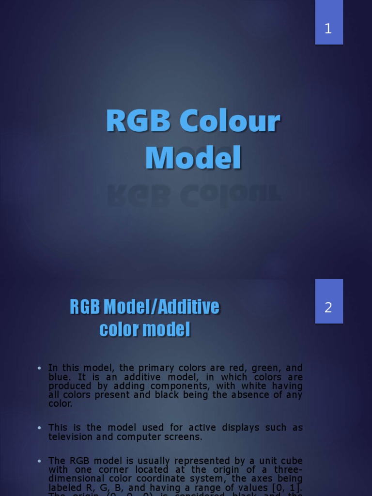 Color Model | PDF | Rgb Color Model | Color