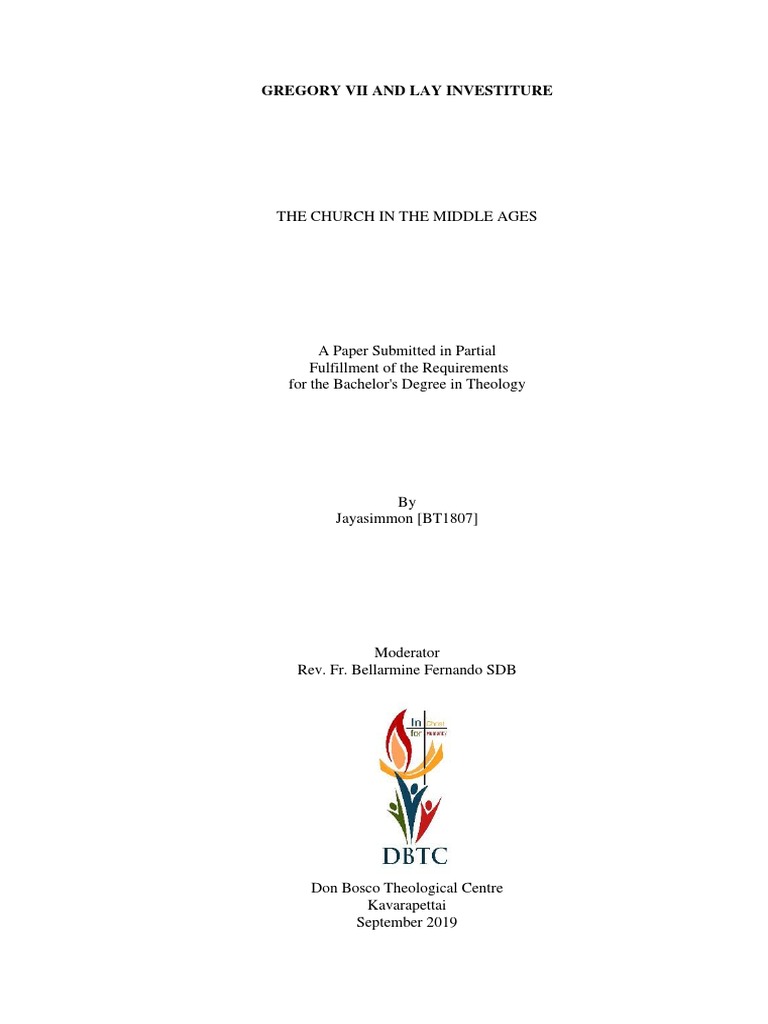 Gregory VII and Lay Investiture | PDF | Pope | Catholic Church
