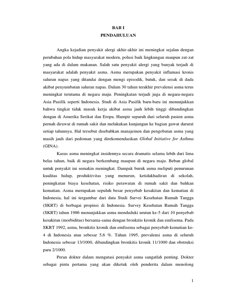 Laporan Kasus Asma | PDF