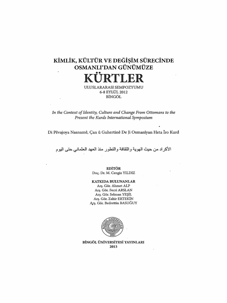 Osmanlı İmparatorluğu Katliamlar Ve Kürdler PDF | PDF