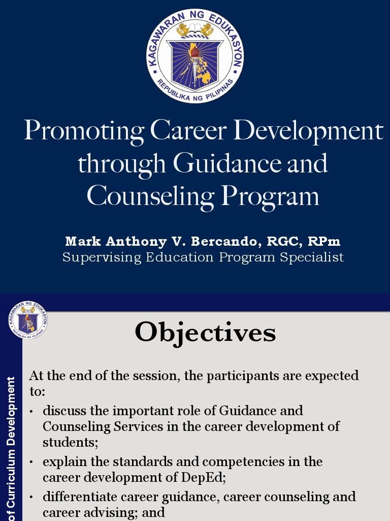 Guiding Students Toward Fulfilling Careers: A Discussion of the Role of ...