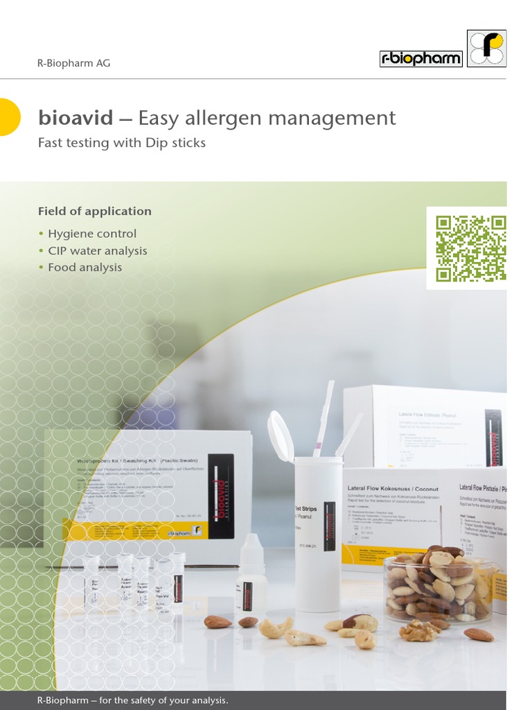 Lateral Flow Method - Ridaquick N Bioavid | PDF | Food Allergy | Allergen