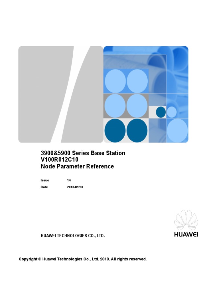 BTS3900&BTS5900 V100R012C10SPC366 Node Parameter Reference | PDF ...