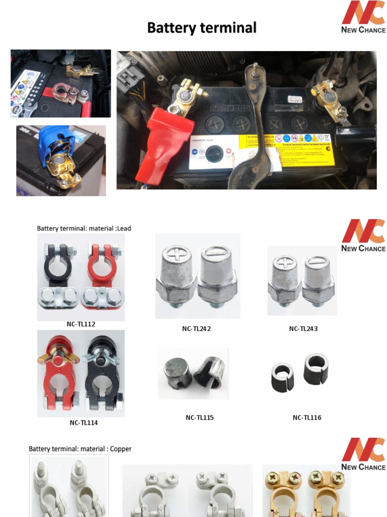 Battery Terminal Catalog From NewChance | PDF