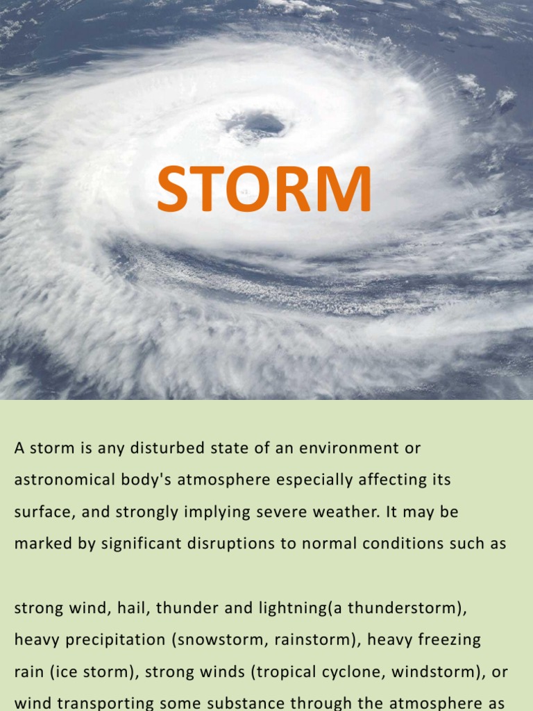 STORM | PDF | Cyclone | Tropical Cyclones