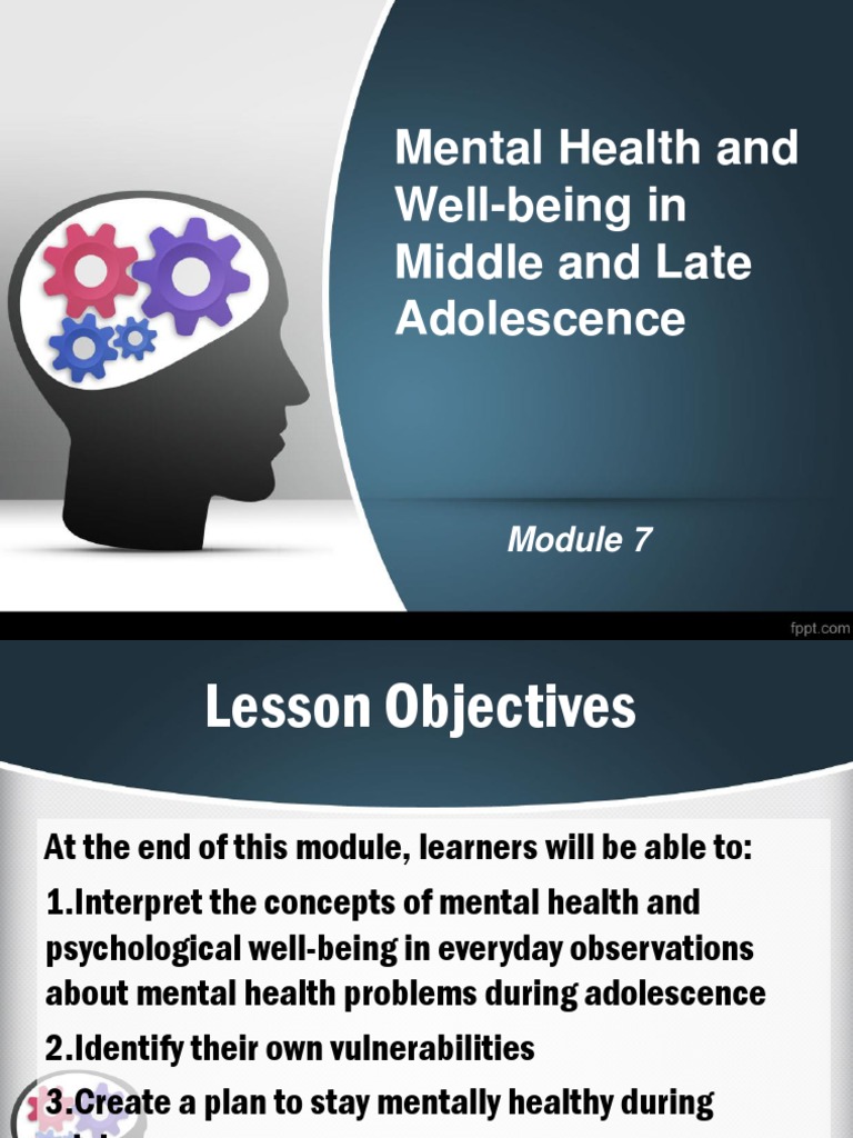 Personal Development Module 7 | PDF | Mental Disorder | Sleep