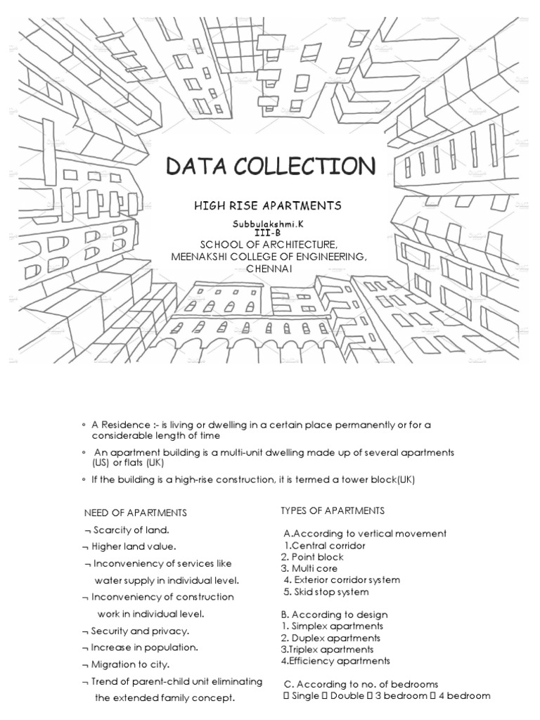 Data Collection-High Rise Apartments | PDF | Bathroom | Apartment