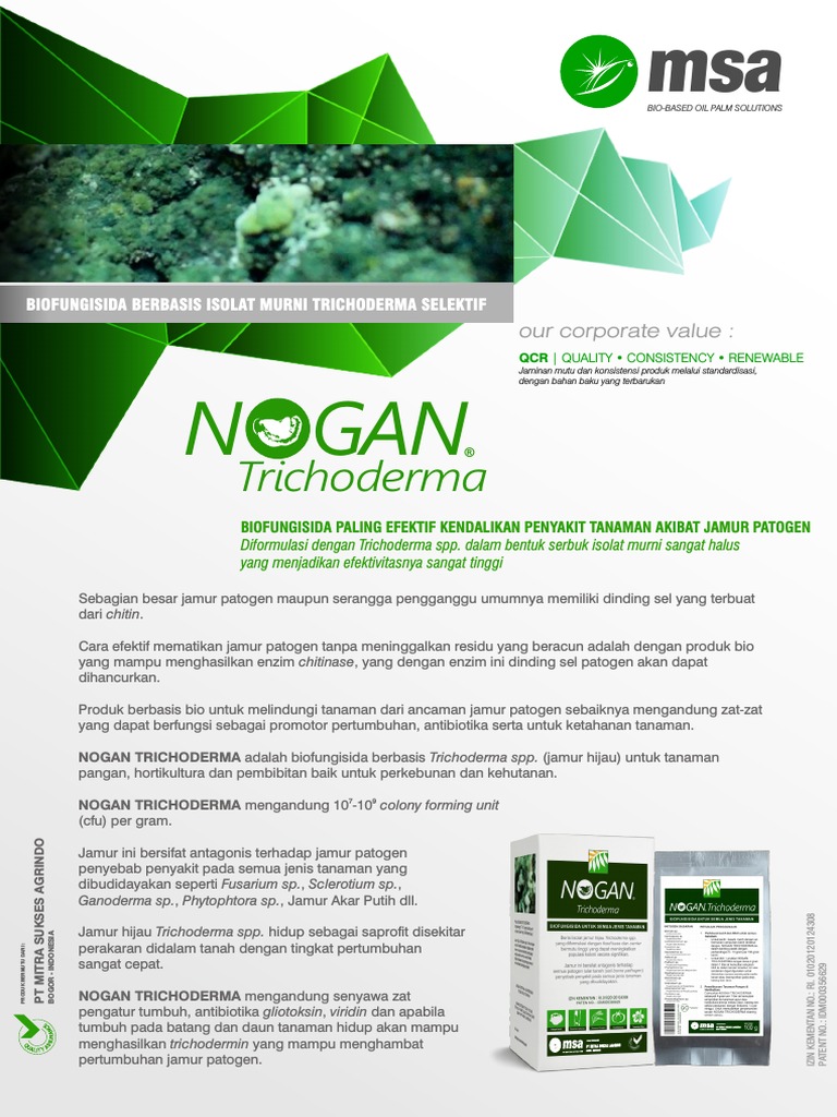 Brosur Nogan Trichoderma | PDF