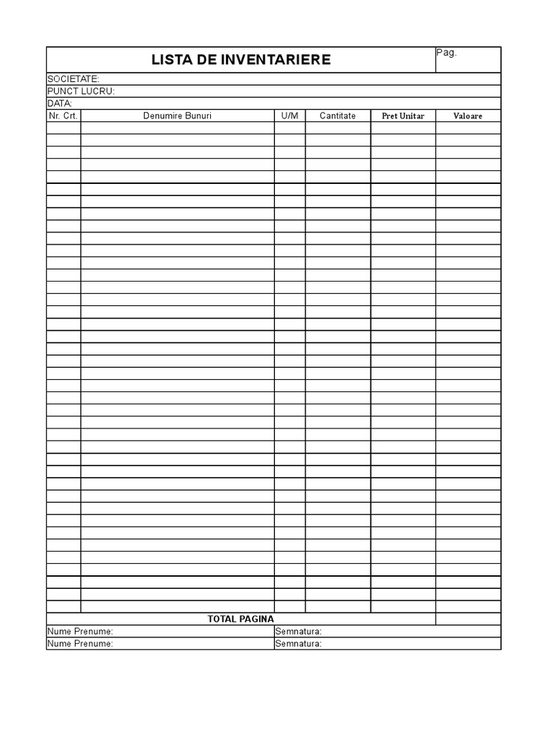 Tabel Inventar | PDF