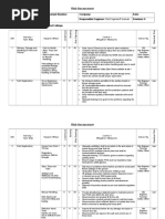Risk Assessment For Aluminium Handrail Installation | PDF | Risk ...
