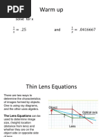 The Mirror Equation, Magnification and Sample Problems | PDF | Teaching ...