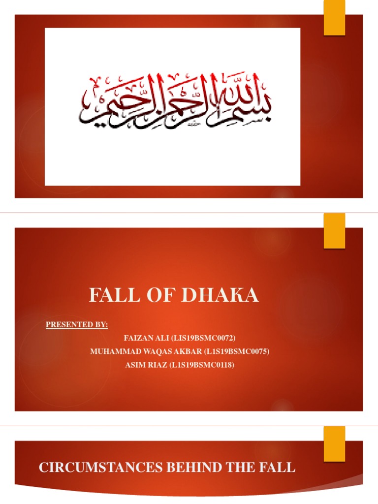 Fall of Dhaka | PDF