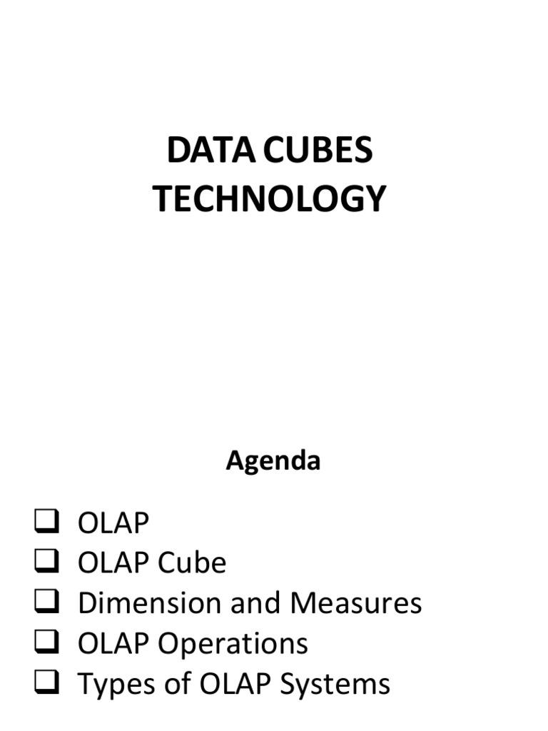 OLAP Data Cube Operations Explained | PDF | Information Science | Information Technology Management