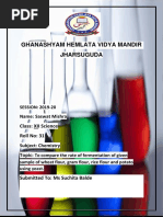 Comparative Study of Fermentation Rates | PDF | Fermentation ...