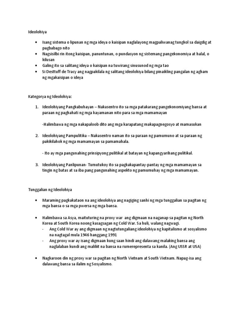 Pasismo Kapitalismo Komunismo | PDF