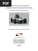 Design Considerations of An FSAE Steering System | PDF | Steering | Force