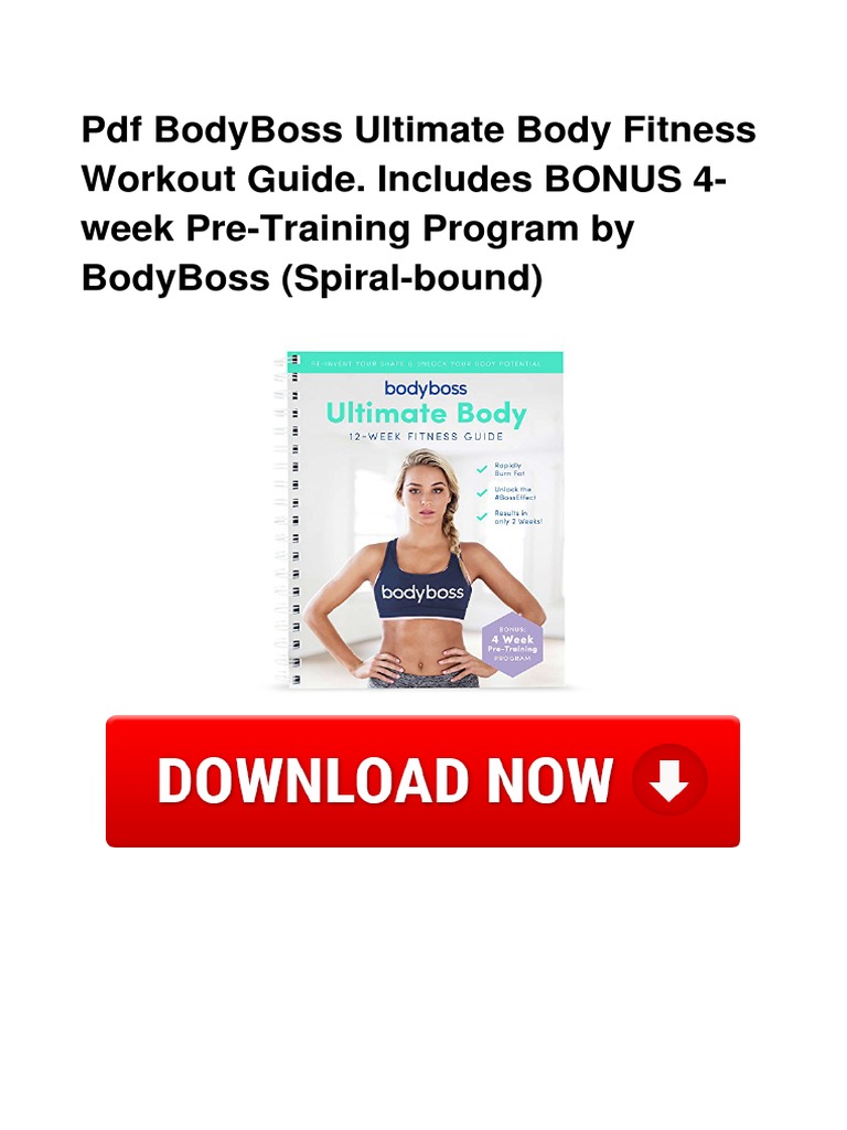 Top Book BodyBoss Ultimate Body Fitness PDF | PDF | Self-Improvement
