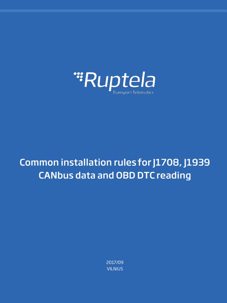 En Common Installation Rules For J1708, J1939 CANbus Data and OBD DTC ...