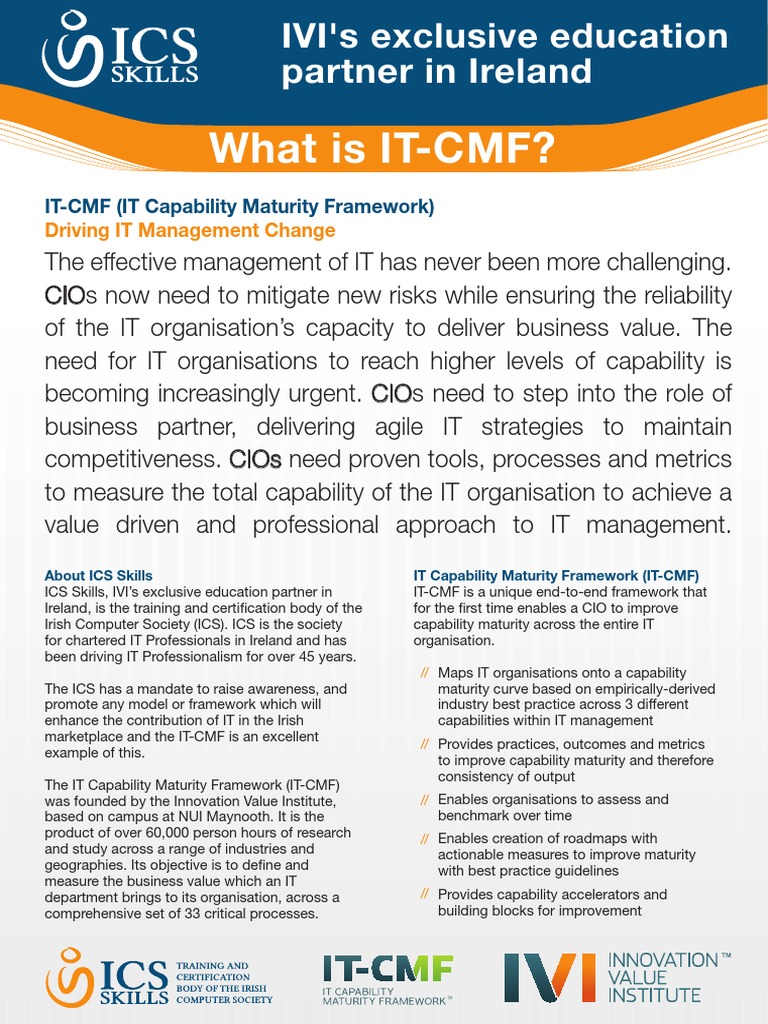 ITCMF - Qué Es | PDF | Benchmarking | Risk Management