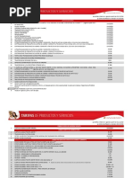 Tarifario Productos y Servicios Qik Banco | PDF | República Dominicana | Industrias de servicio