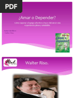 Amar o Depender Walter Riso | PDF | Amor | Teoría de apego