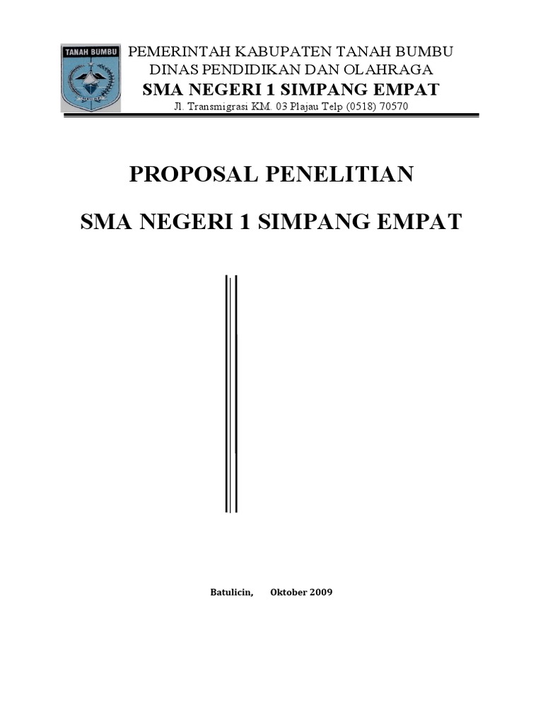 Contoh Ringkas Proposal | PDF