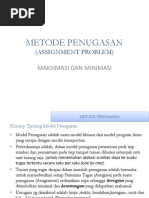 Model Penugasan Dan Metode Hungarian | PDF