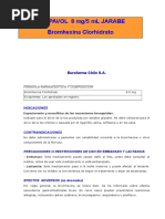 Ficha Tecnica Percof Jarabe | PDF | Medicamentos con receta | Alergia