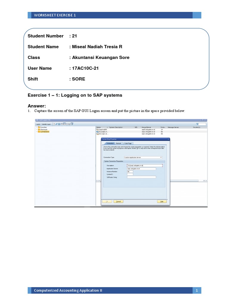 Fix Jawaban Sap | PDF | Worksheet | Accounts Payable