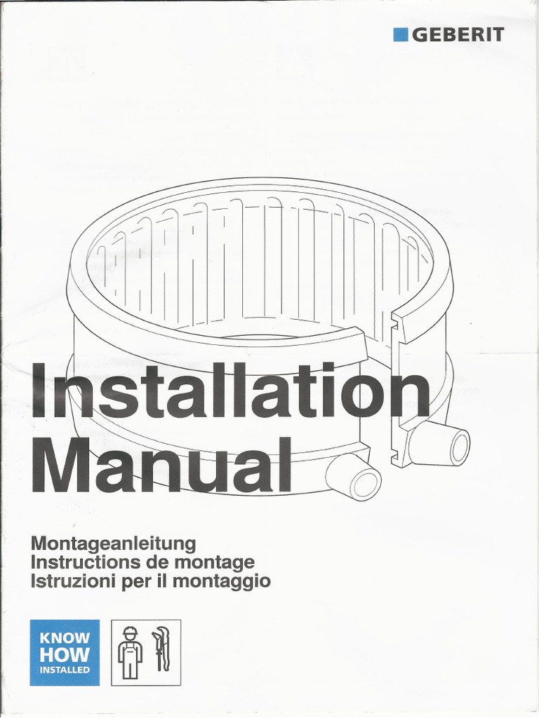 Geberit Installation Manual | PDF