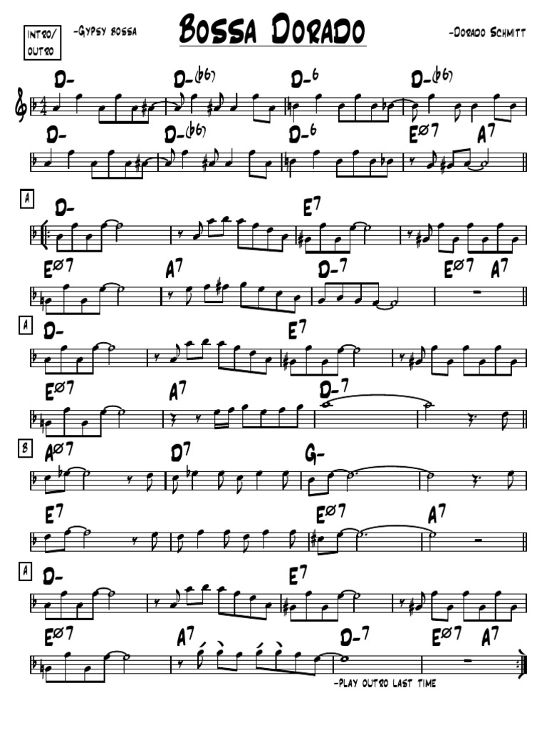 Bossa Dorado (Standard) PDF | PDF