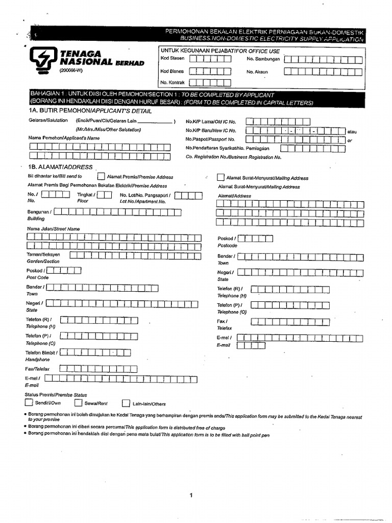 TNB Change of Name | PDF