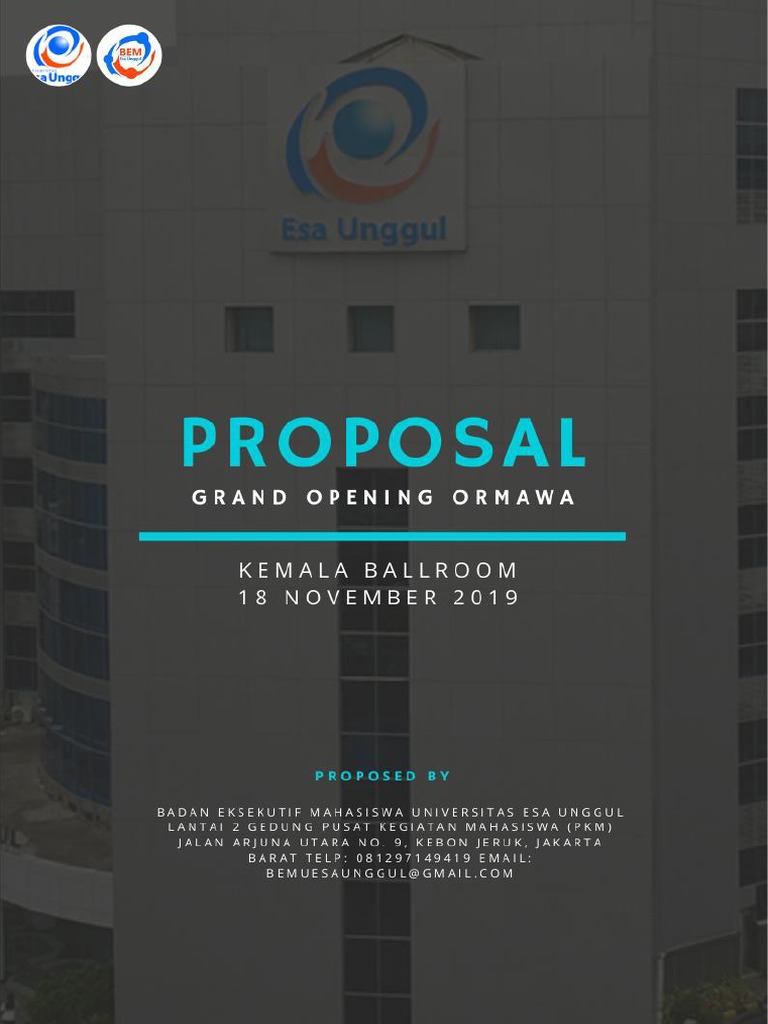 Grand Opening Ormawa | PDF