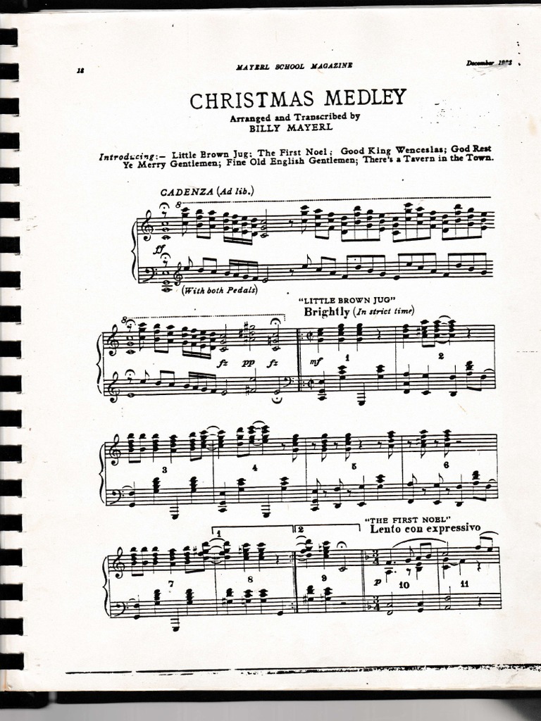 IMSLP515440 PMLP835589a Christmas - Medley | PDF