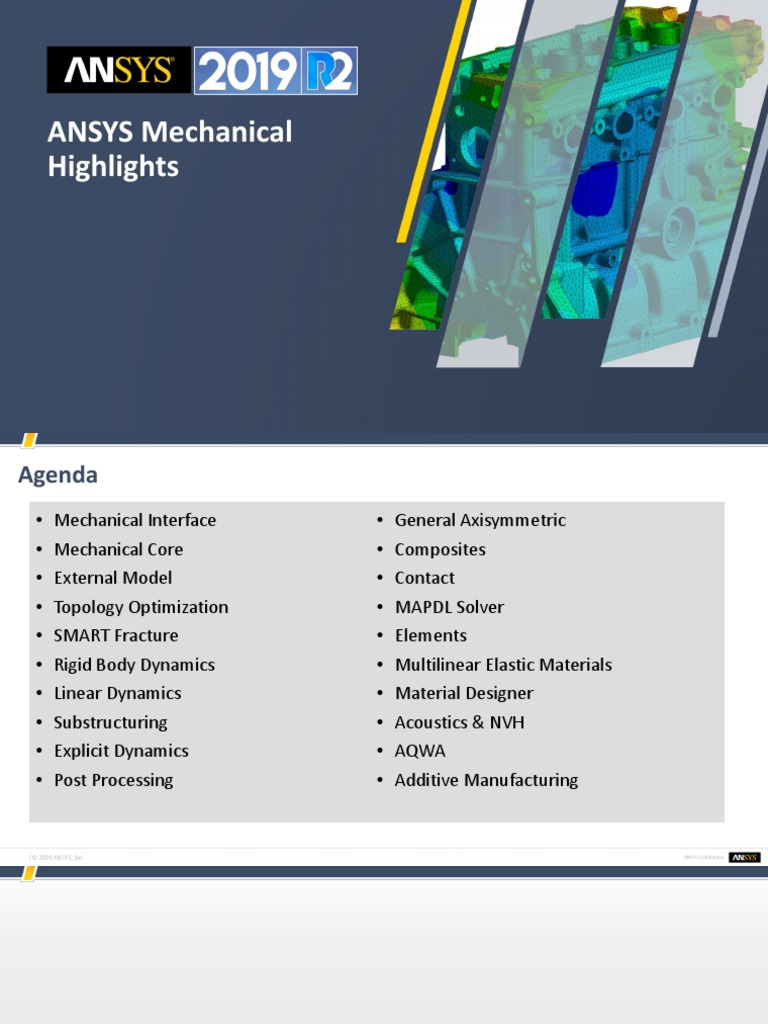 2019 R2 Structures ANSYS Mechanical Highlights-Páginas-1-17 | PDF | Keyboard Shortcut ...
